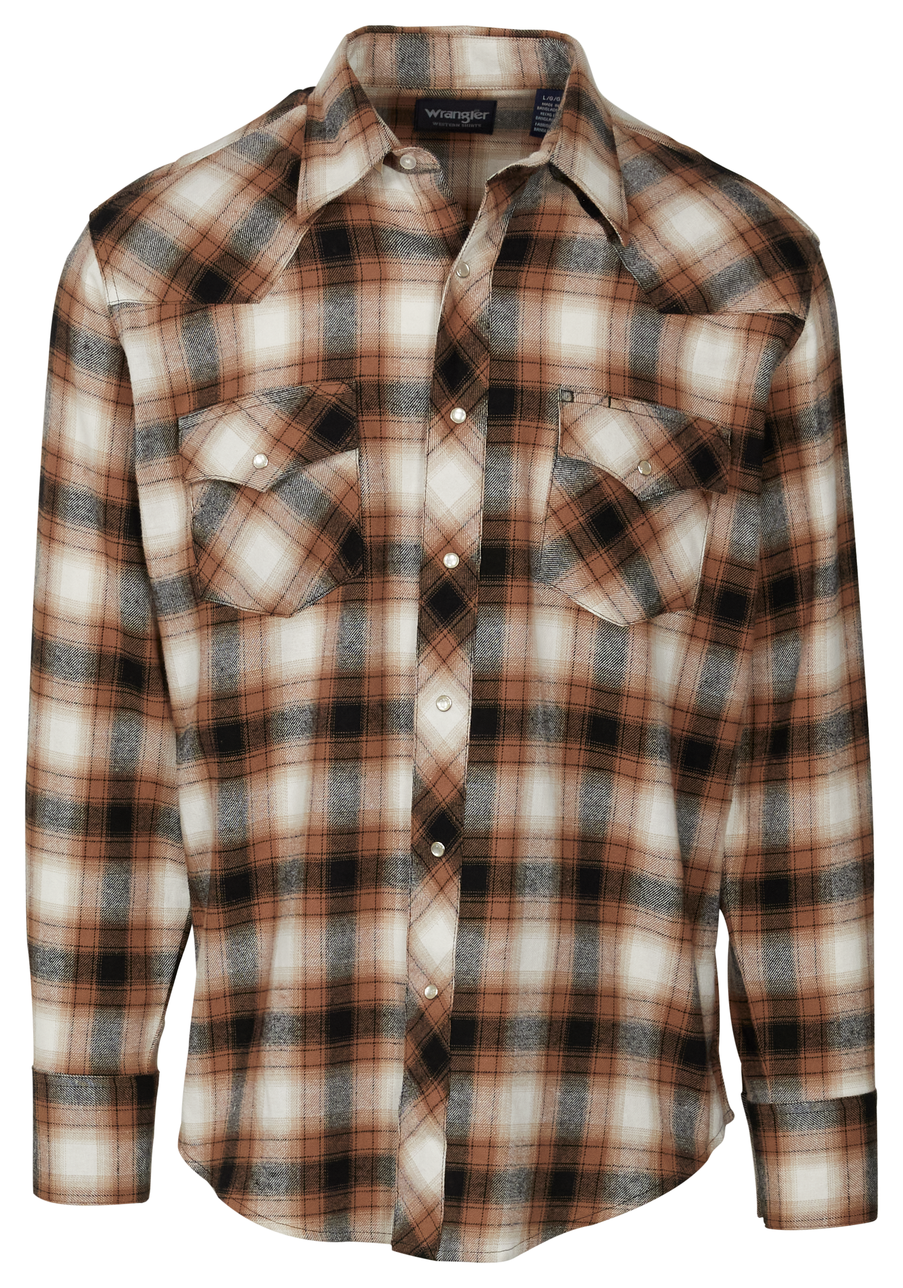 Wrangler Classic Fit Western Flannel Long-Sleeve Shirt for Men | Cabela's